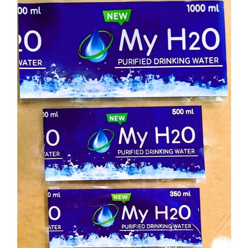 Universal Shrinkable Label 500pcs per pack (350ml) MYH20/CLEANH20 ...
