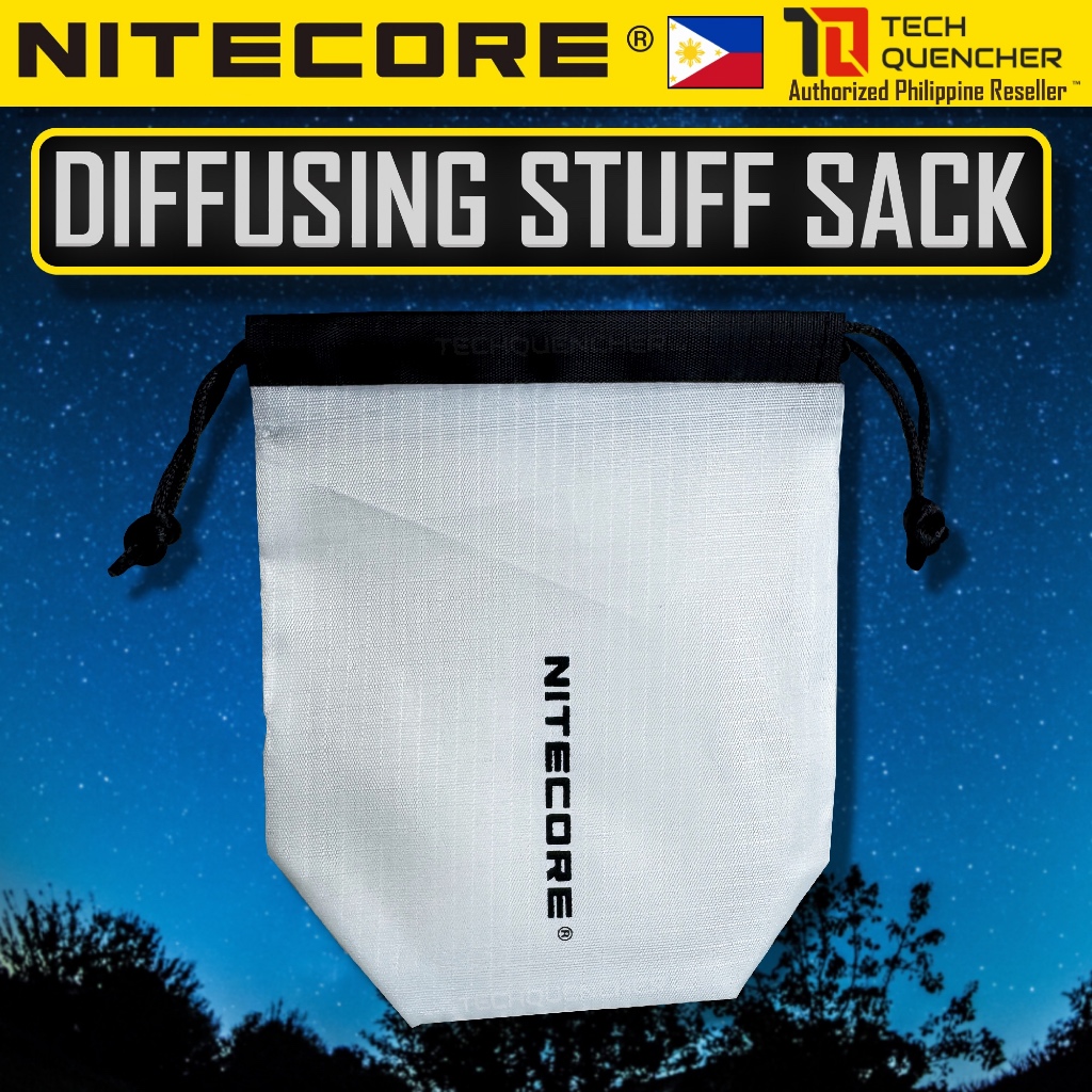 Nitecore Diffusing Stuff Sack - Headlamp Storage + Convert Headlamp ...