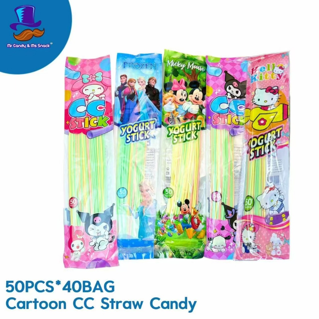 【COD】50 Pieces Cartoon CC Yogurt sticks /Character Yogurt Sticks ...