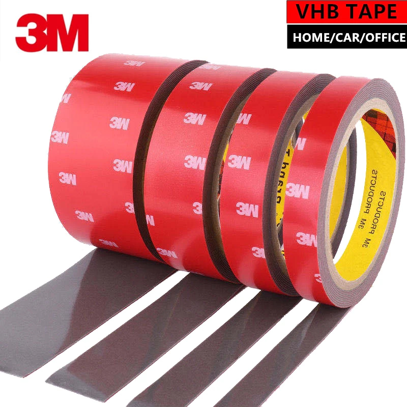 3M Strong Permanent Double Sided Tape Heavy Duty Super Sticky Foam Tape ...