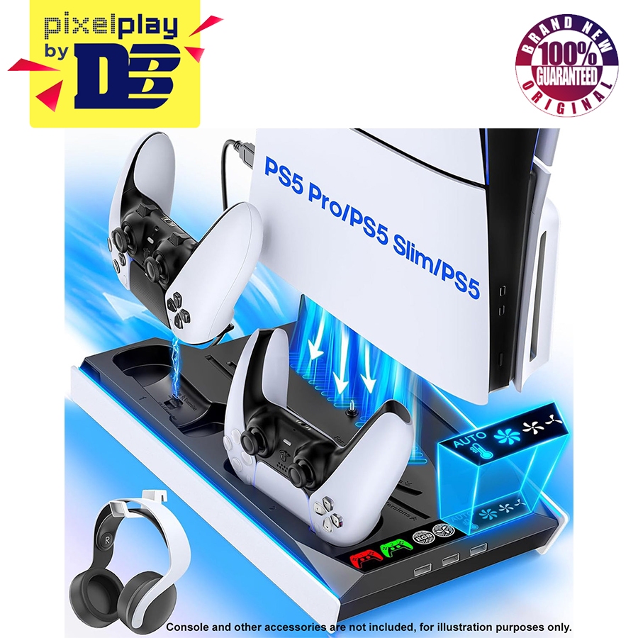 OIVO Cooling Stand Upgraded with Controller Charger & Auto Turbo Fan ...