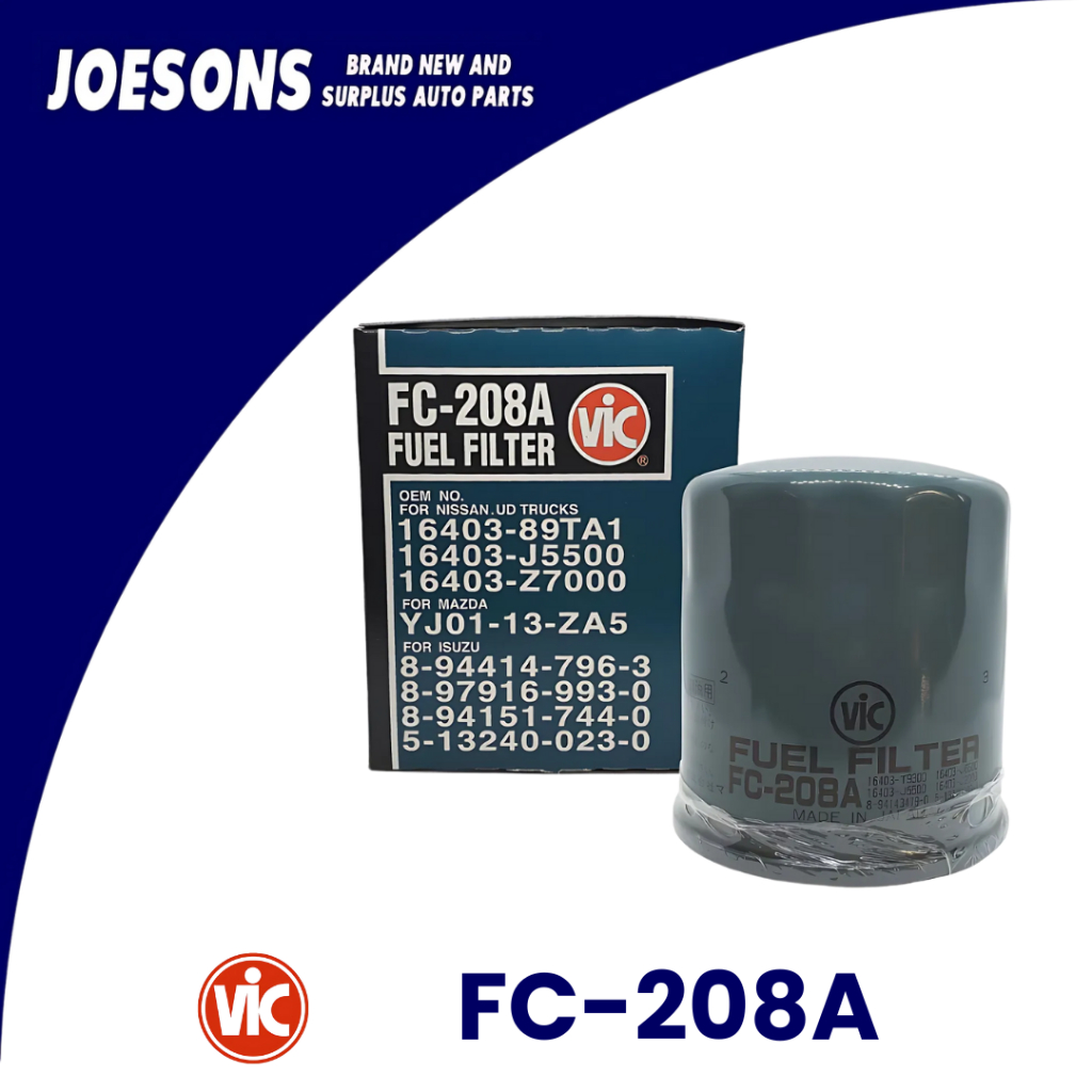 VIC FC-208A FUEL FILTER JAPAN FOR ISUZU TRUCK | Shopee Philippines
