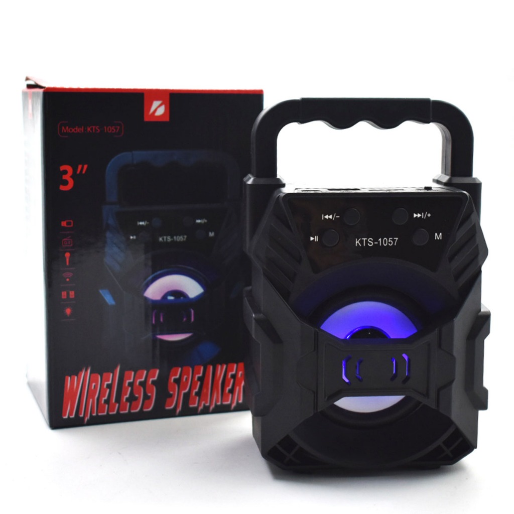 Portable 3 Inch Mini KTS-1057 Wireless Bluetooth Stereo Speaker ...