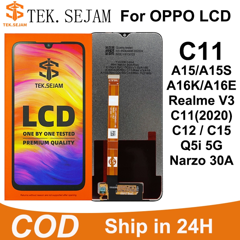 TEK.SEJAM For Realme C11(2020) C12 C15 A15A15S A16K A35 LCD Display ...