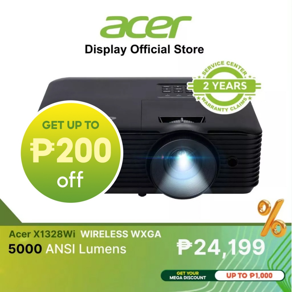Acer X1328Wi WIRELESS WXGA 5000 ANSI Lumens Projector | Shopee Philippines