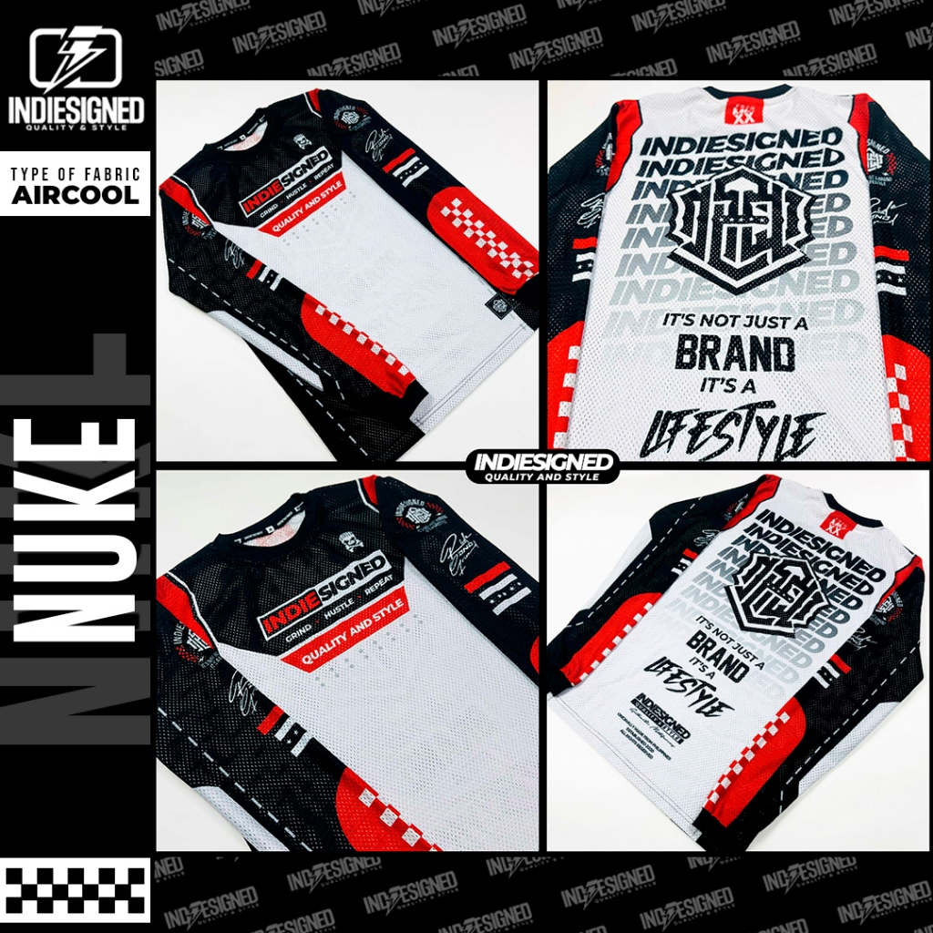 NUKE RIDING JERSEY (INDIESIGNED OFFICIAL) | Shopee Philippines