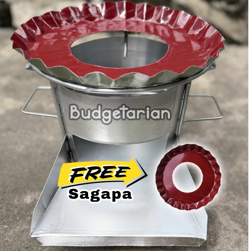 Kalan de Uling/kahoy Galvanized Steel Stove (26 x 26 x 22) | Shopee ...