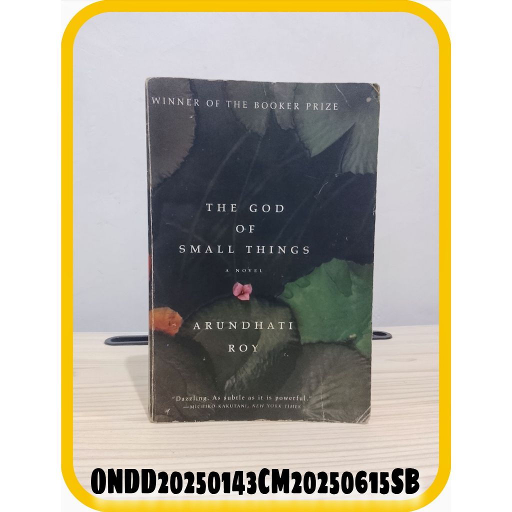 THE GOD OF SMALL THINGS Novel by Arundhati Roy (Preloved/Used) | Shopee ...