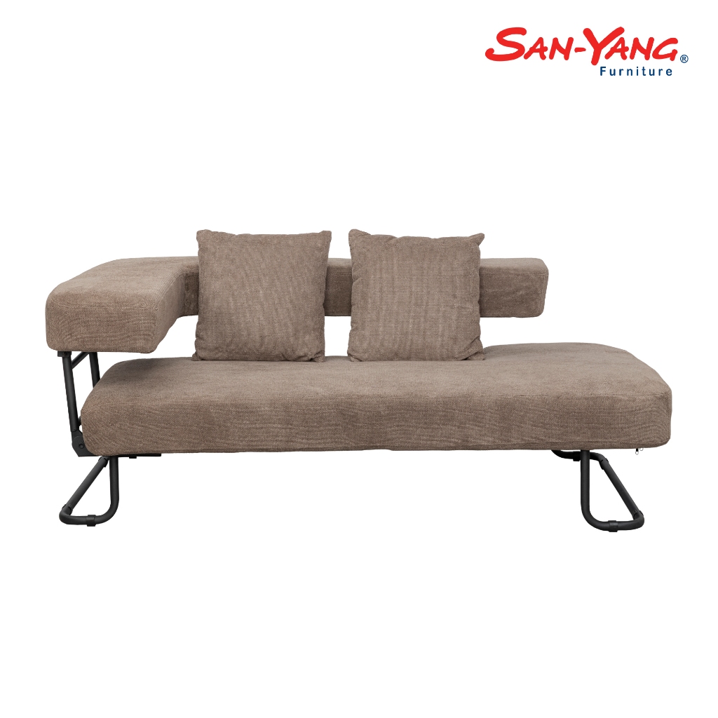 San-Yang Furniture Sofa Bed 2-Seater Brown Tone 207072 | Shopee Philippines