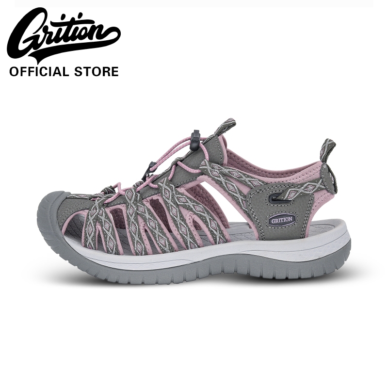 GRITION Womens Sandals Closed Toe Sport Hiking Walking Outdoor Summer ...