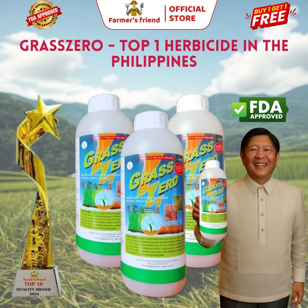 Grass Zero / GrassZero (Glyphosate) / Post Emergent Herbicide / Weed ...