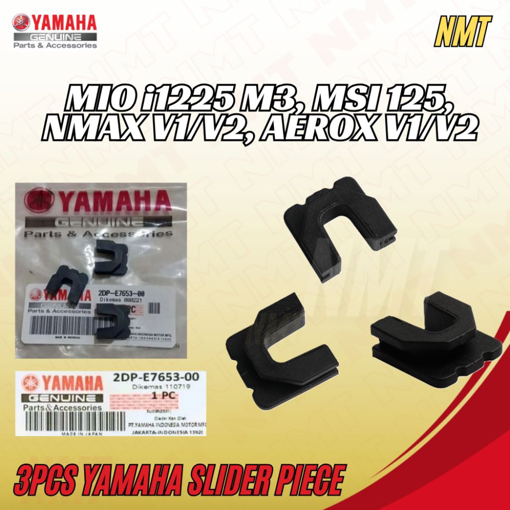 Yamaha Slider Piece 2DP-E7653-00 (3pcs) for Mio i125, Mio M3, MSi 125 ...
