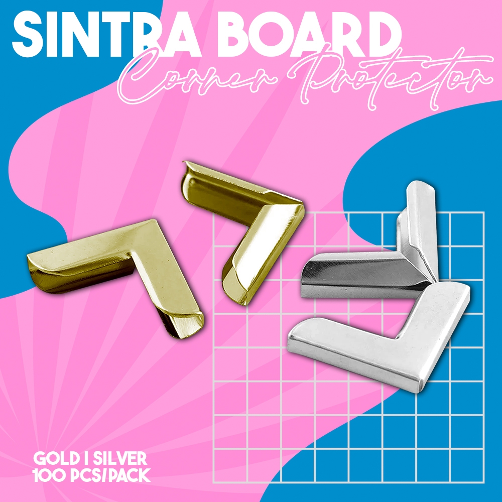 100pcs - Sintra Board Metal Corner Protector (Gold, Silver & Bronze ...