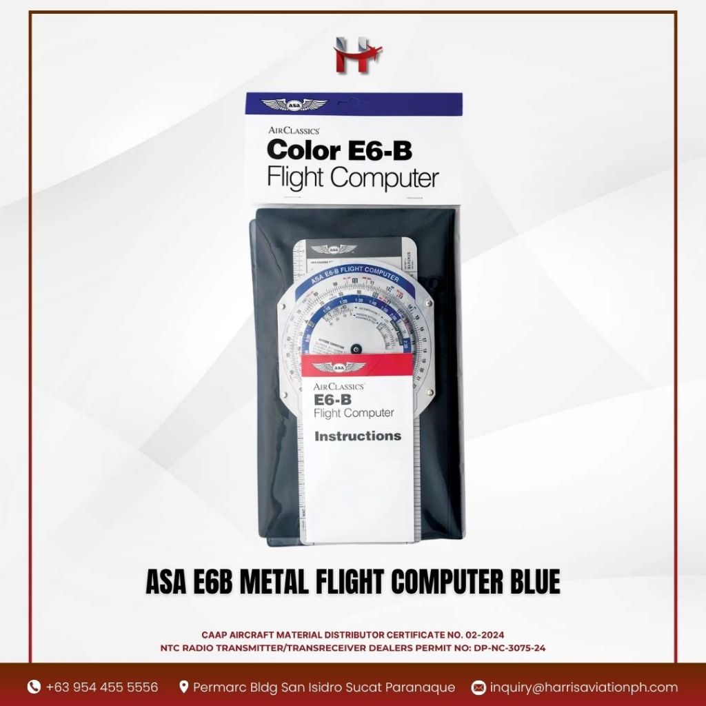 ASA E6B METAL FLIGHT COMPUTER (BLUE/COLORED) | Shopee Philippines