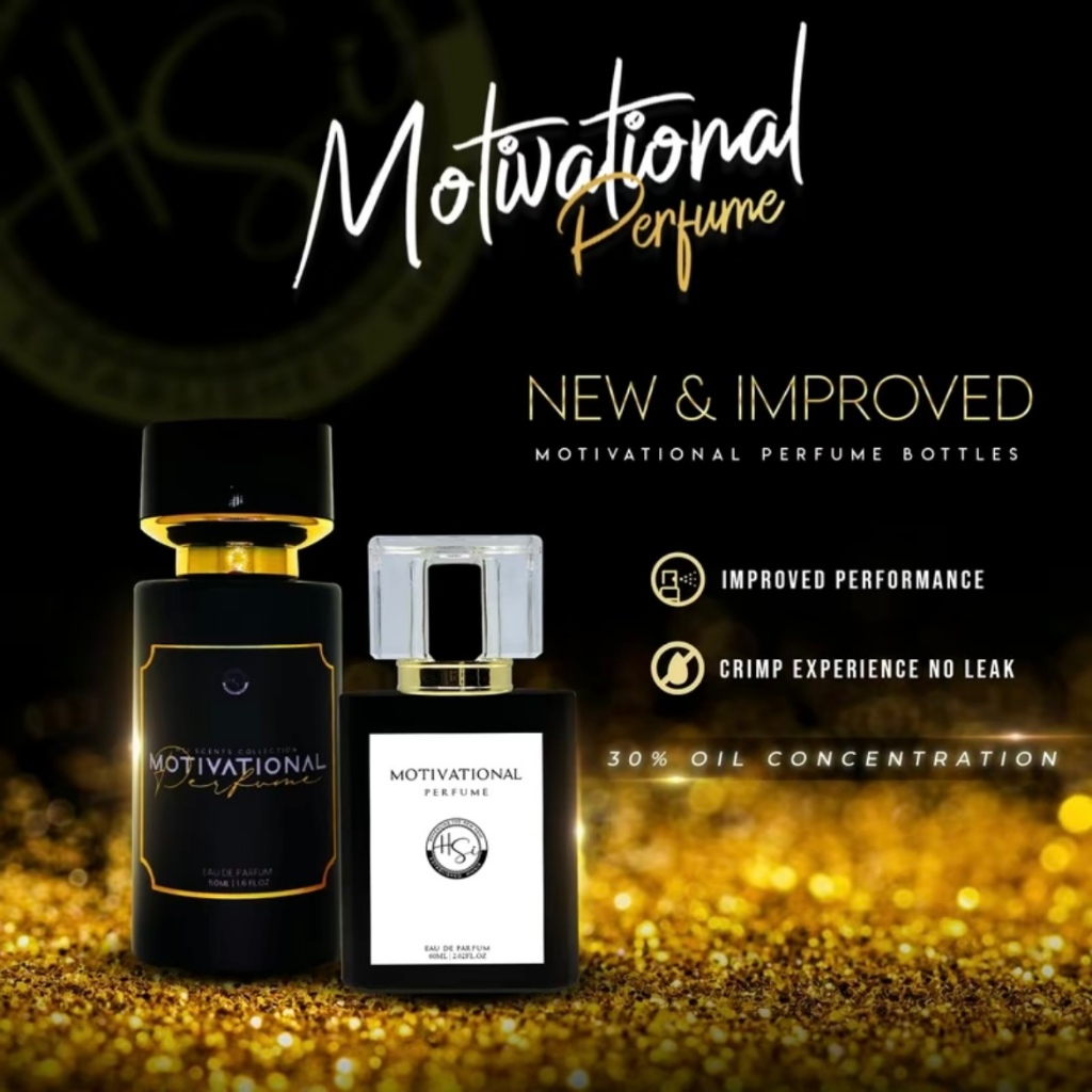 Motivational Perfume Oil Based New&Improved By HSI Scents Collection ...