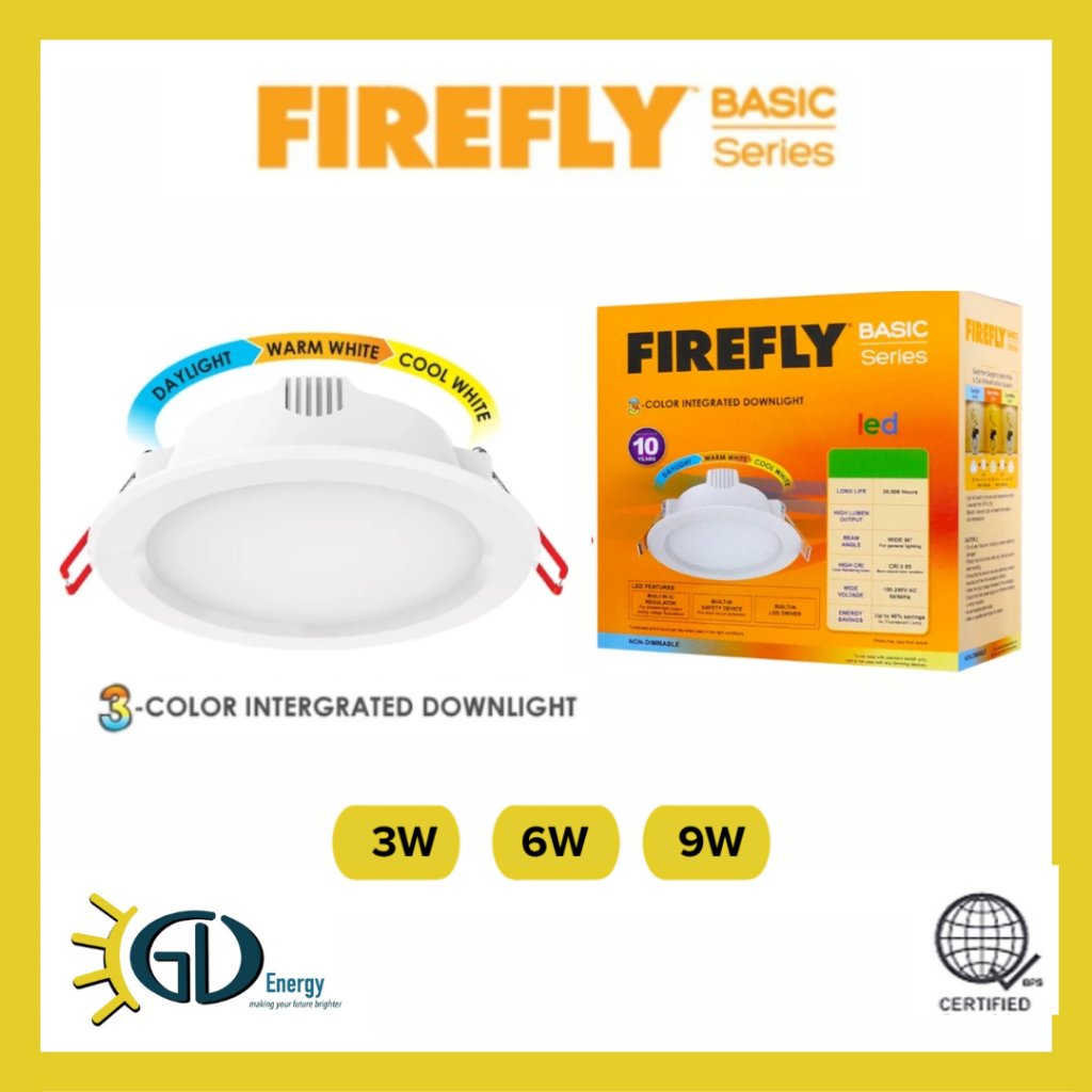 Firefly Basic Series Integrated LED Downlight Pin Light Daylight ...
