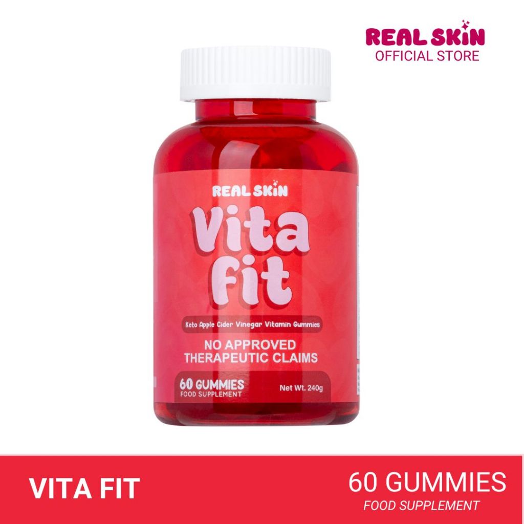 Real Skin VitaFit Apple Cider Vinegar Gummies - All Natural, FDA ...