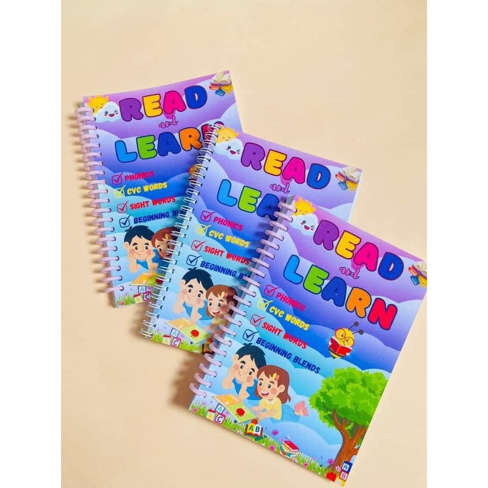 Read and Learn Reading Materials for Kids Ring Bind Laminated Cover ...