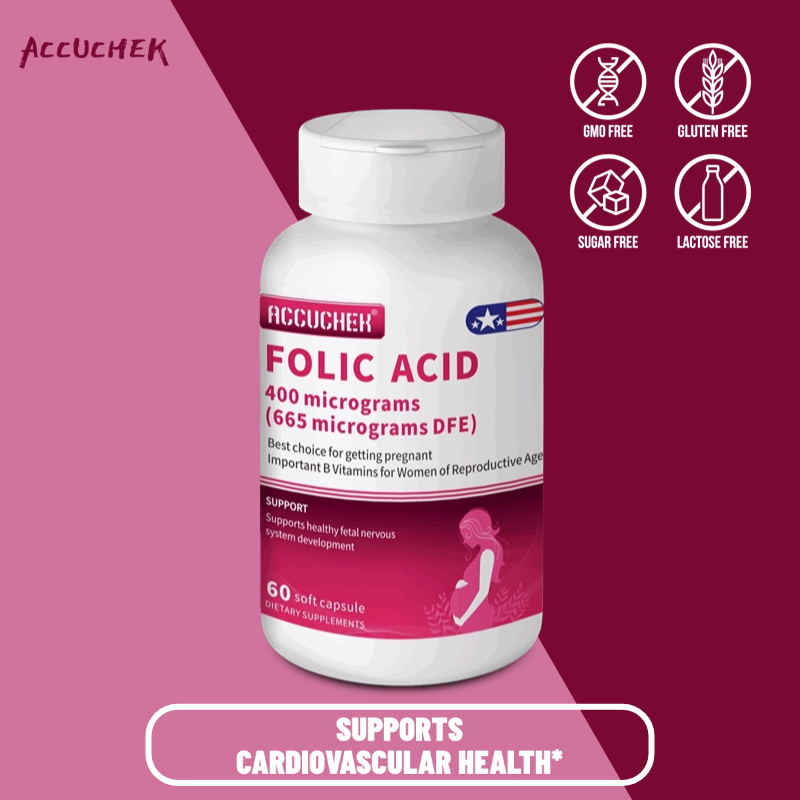 Folic Acid 400 mcg - Fertility Supplement for Women to Conceive ...
