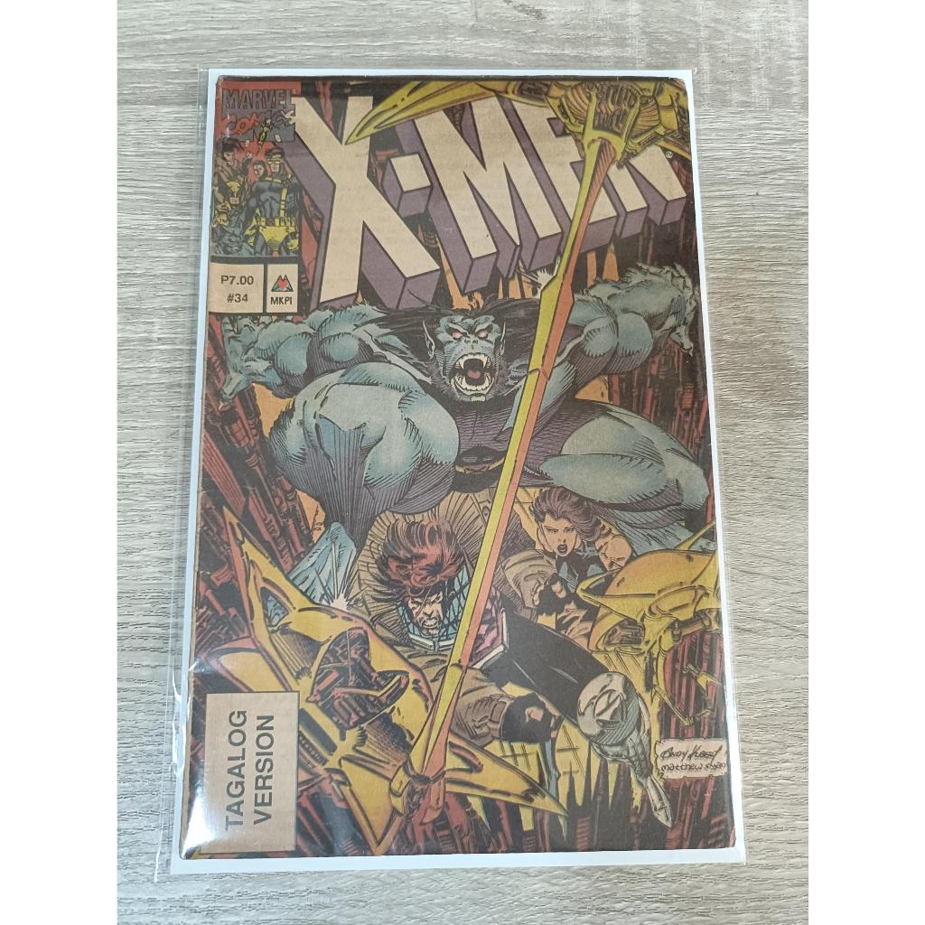 MKPI X-men #34 - VG/FN condition (coupon intact) Tagalog/Filipino ...