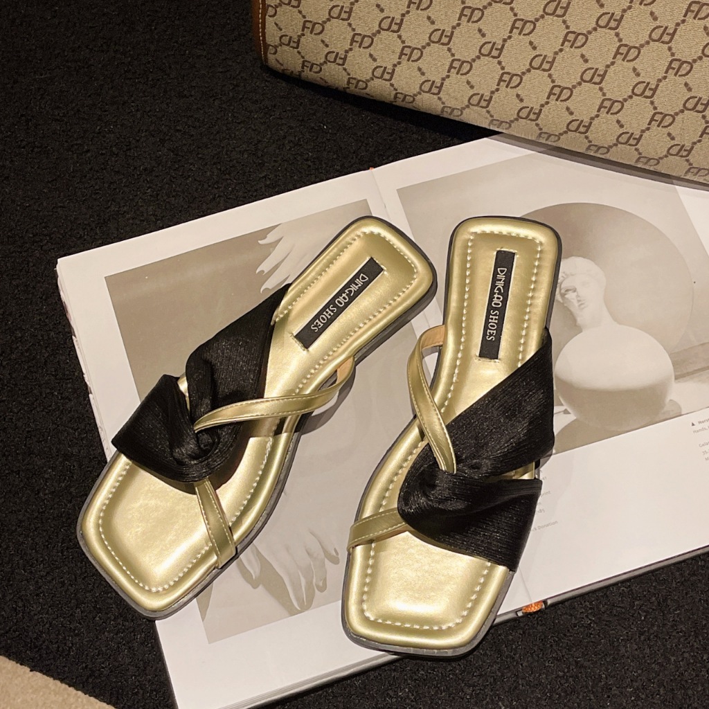 LYS New Elegant Sandals For Women Korean Style Flat Sandals | Shopee ...