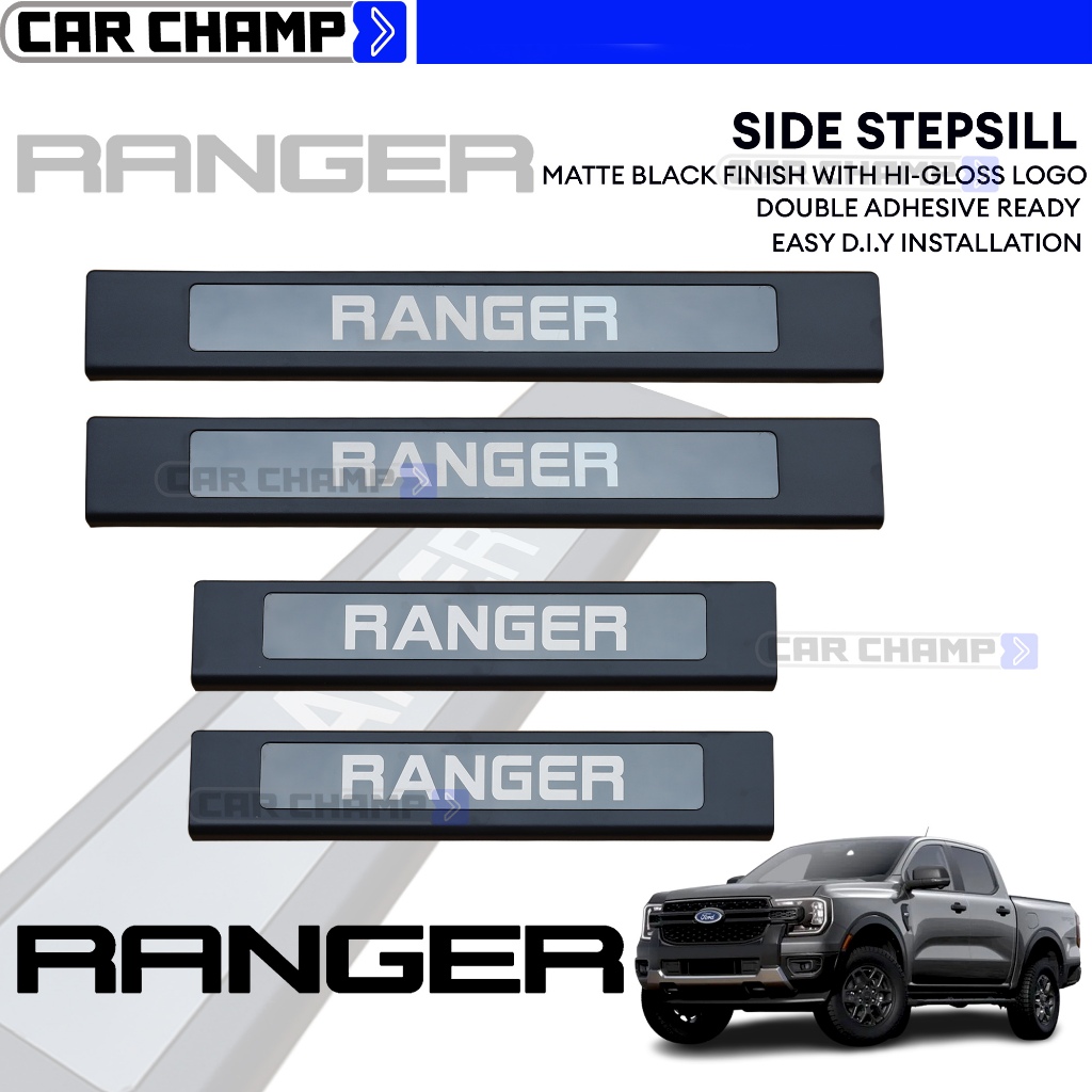 Ford Ranger 2012 to 2024 OEM Side Stepsill / Step sill In and Out ...