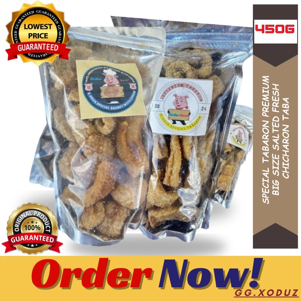 SPECIAL PURE BIG BAGNET Gawang Bulacan 450grams Crispy Salted Fried ...