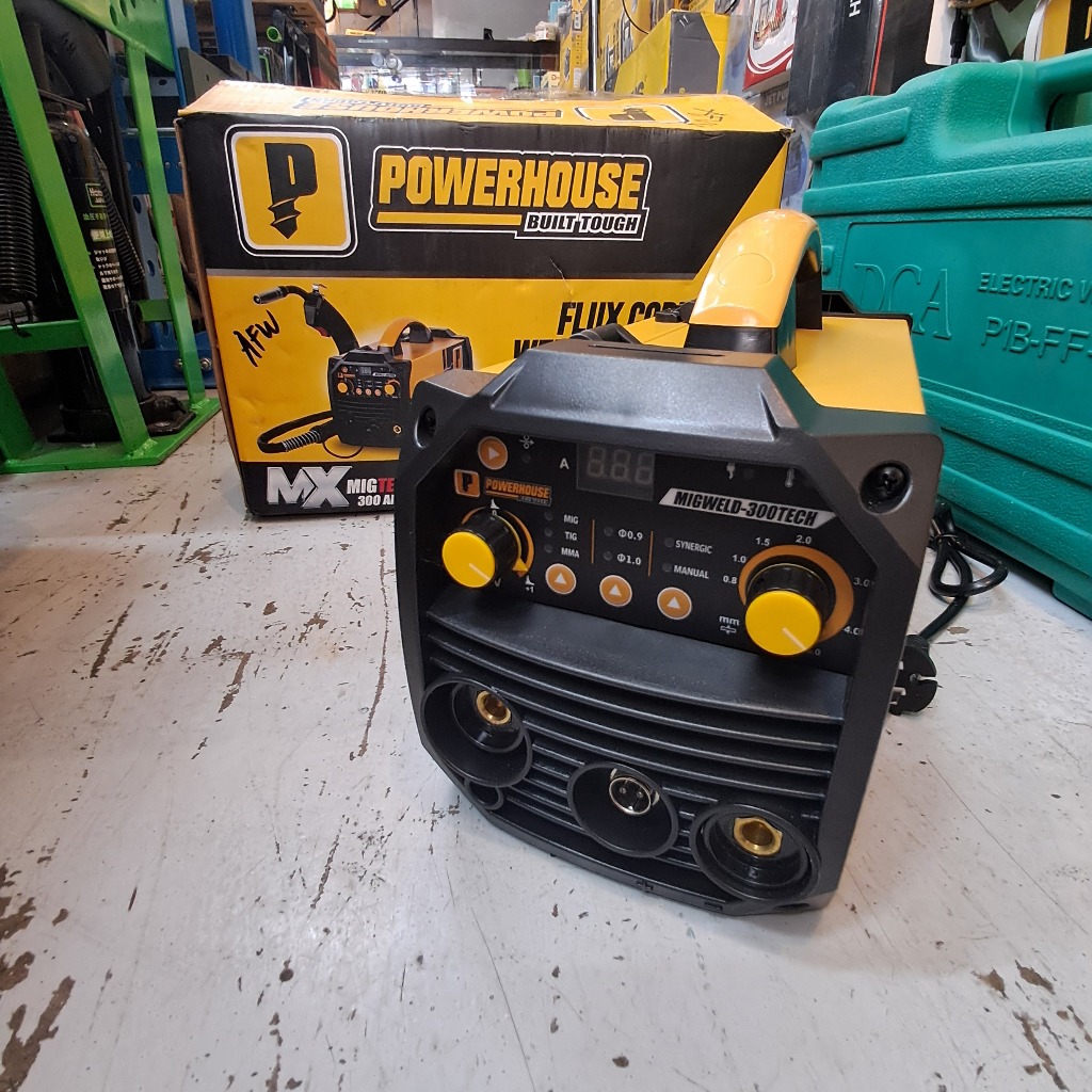 POWERHOUSE MIGWELD Inverter Welding Machine 300amp 300A Gasless MIG TIG ...
