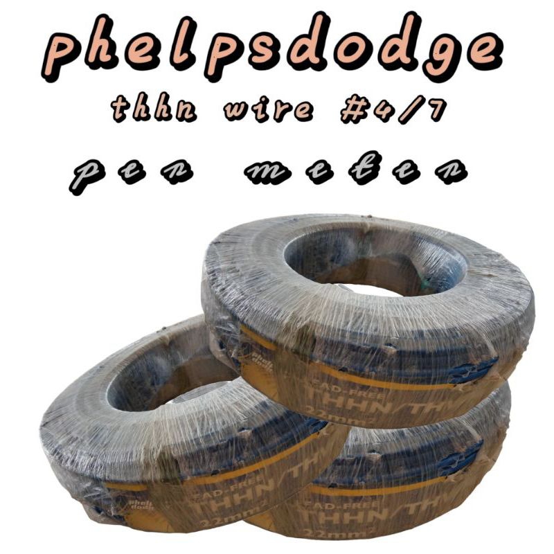 phelps dodge Boston THHN wire stranded wire #4/7 22mm² sold per meter ...