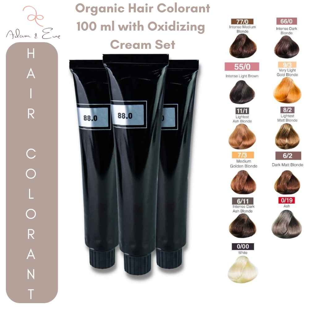 AE| Organic Professional Black Hair Colorant with Oxidizing Cream Hair ...