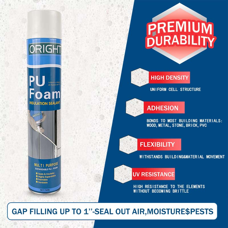 Polyurethane Foam PU Spray - Foam Spray - Fills Cracks and Joint ...