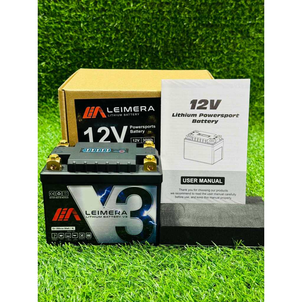 LEIMERA LITHIUM BATTERY V3 12V 250CCA 30WH / 4L BRAND NEW | Shopee ...