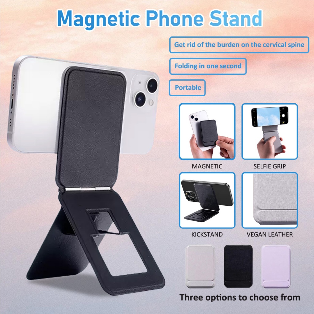 Invisible Phone Tripod (Magnetic Compatible) Selfie Stick Phone Holder ...