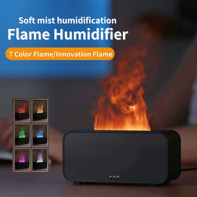 Simulation Flame Humidifier for Room Bedroom Air Humidifier With ...