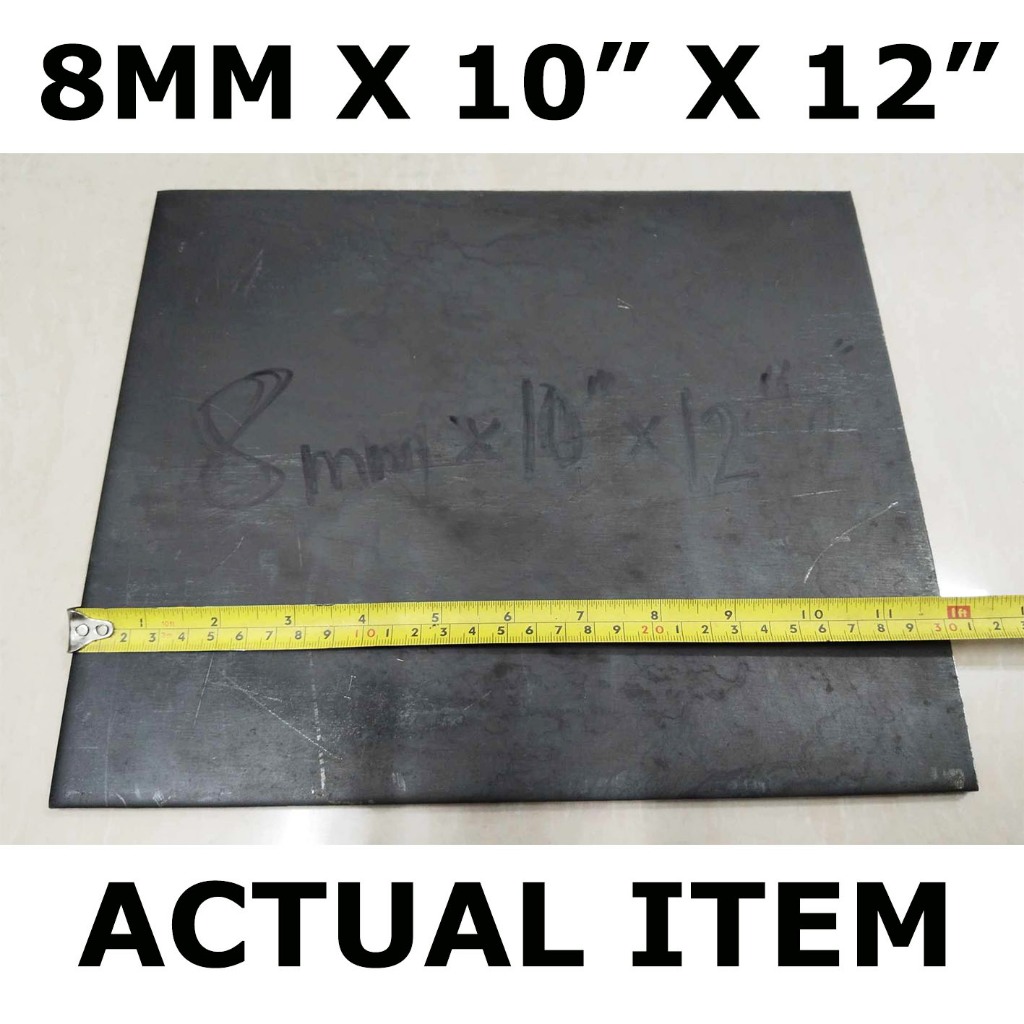 MS BASE PLATE 8MM X 10" X 12" MILD STEEL ...