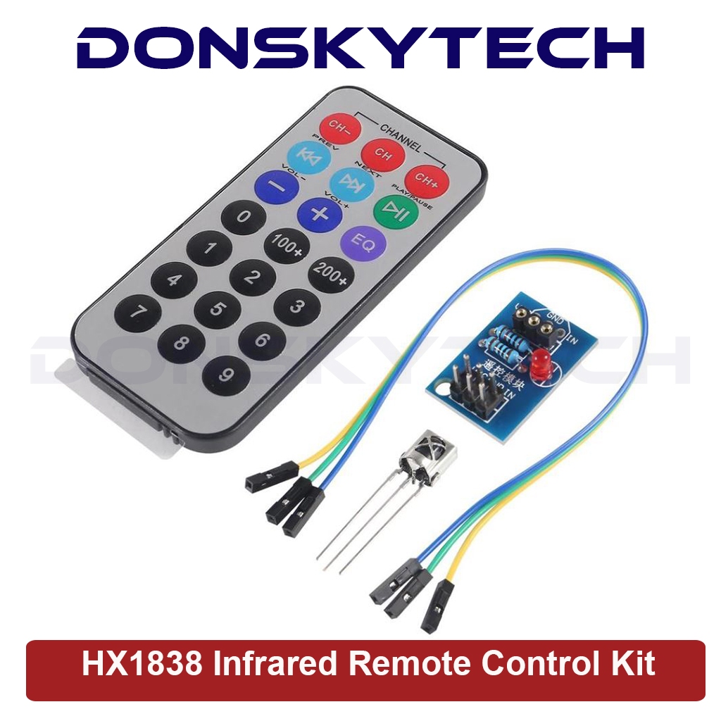 HX1838 Infrared Remote Control Kit with IR receiver | Shopee Philippines