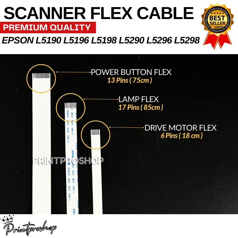 Scanner Flex Cable for Epson L5190 L5196 L5198 L5290 L5296 L5298 ...
