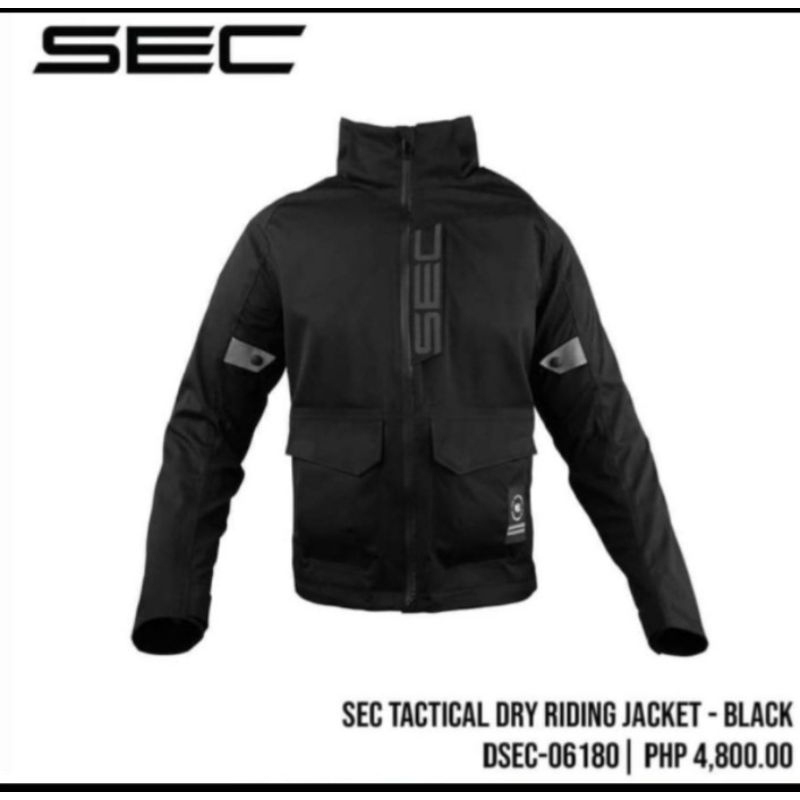 SEC TACTICAL DRY Riding Jacket for Motorcycle (LEVEL 2 Padding ...