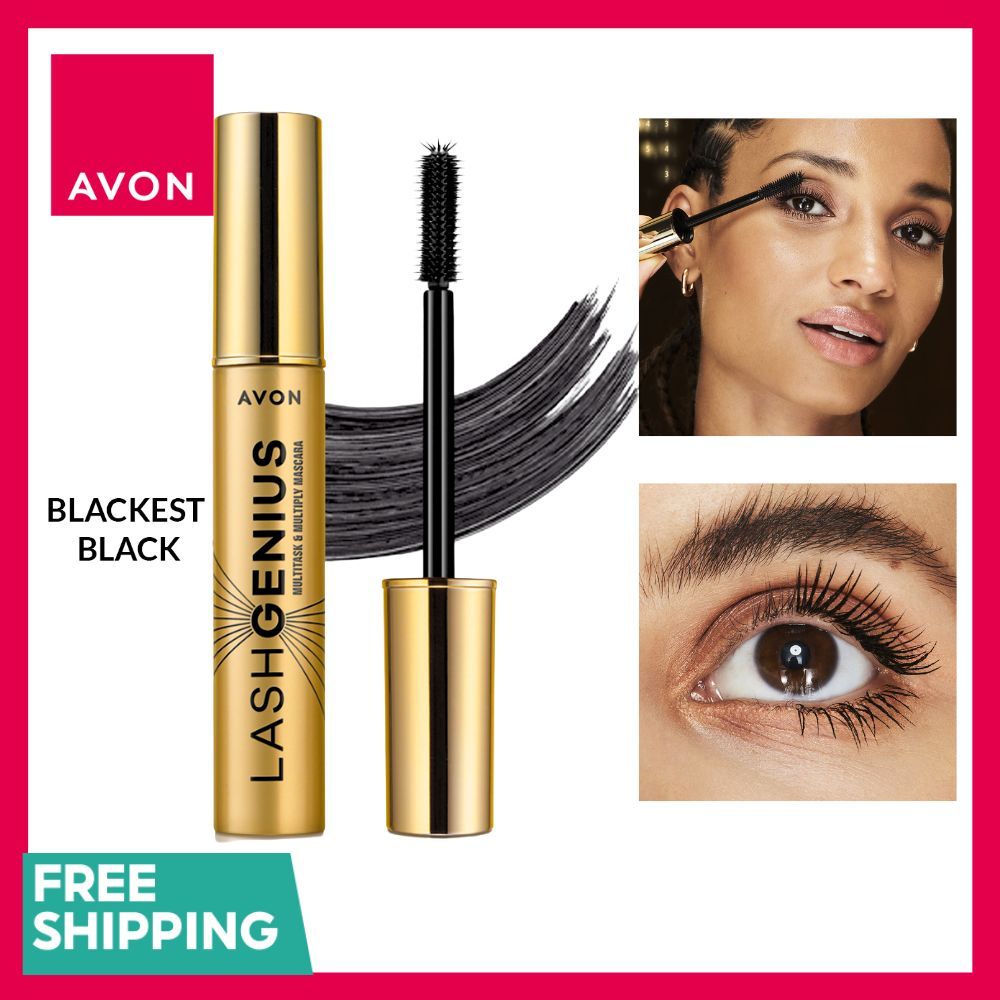 Avon Lash Genius Multitask & Multiply Mascara Blackest Black ...