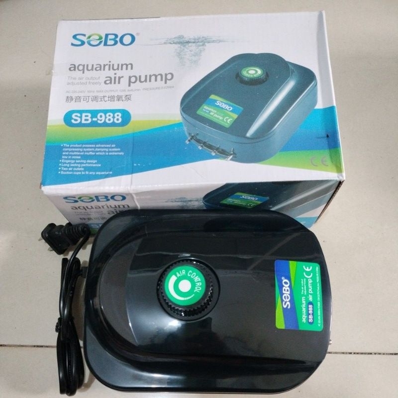 SOBO Aquarium Air Pump SB-988 12W | Shopee Philippines