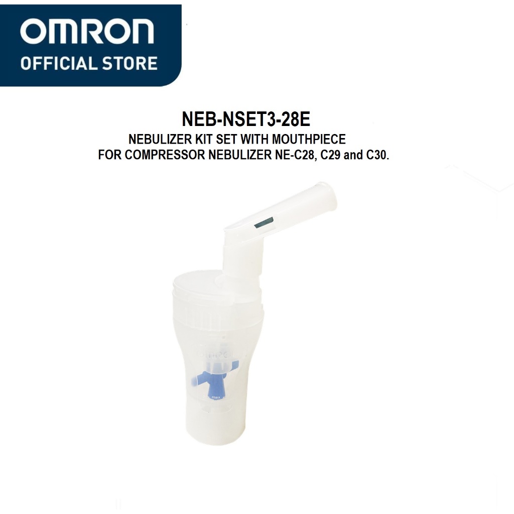 Omron Nebulizer Kit Set with Mouthpiece NEB-NSET3-28E | Shopee Philippines