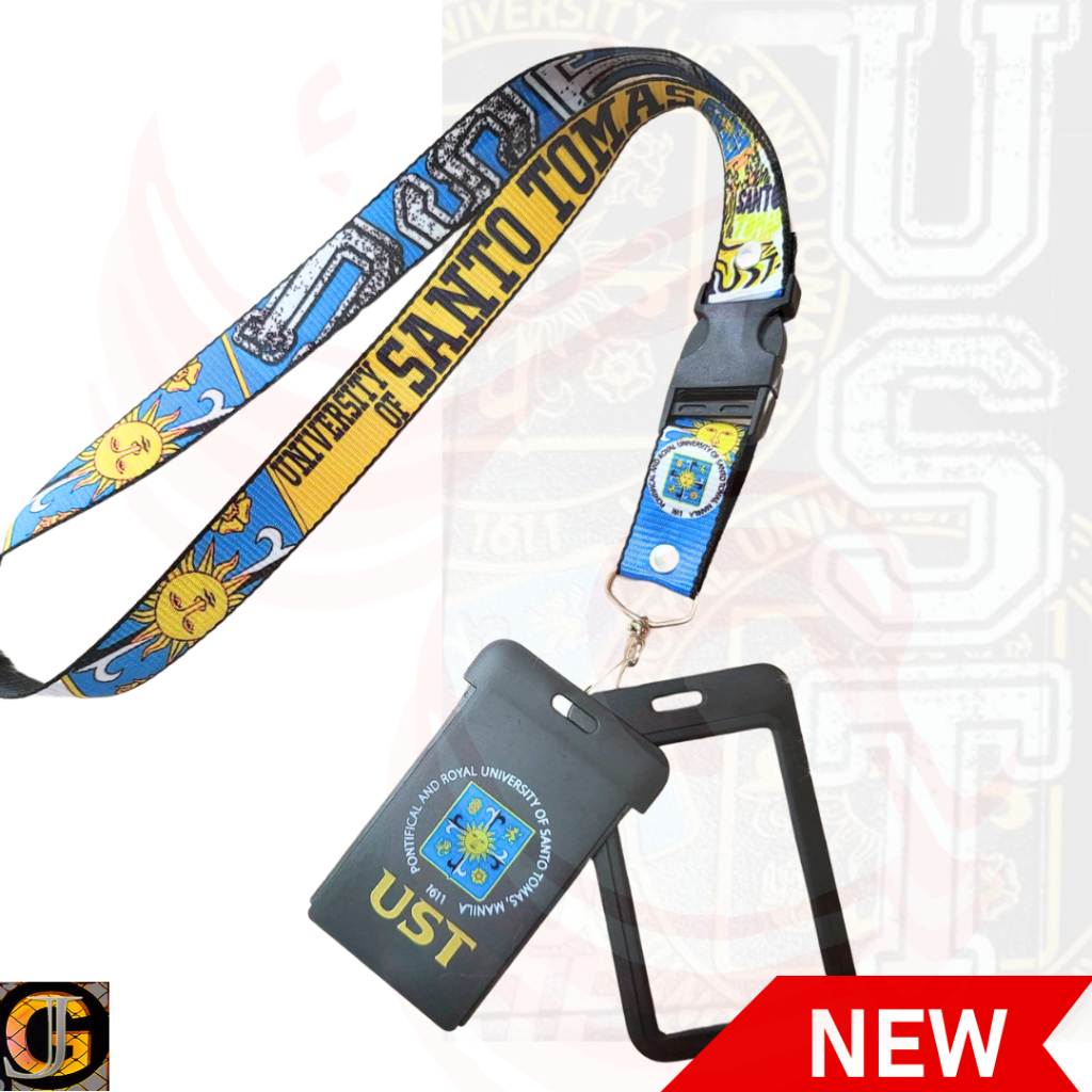 jg UST Simple Design Id Holder Id Lace Name Tags Lanyards | Shopee ...
