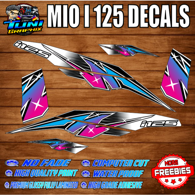 MIO i 125 M3 Star Decals Sticker with Freebies | Shopee Philippines