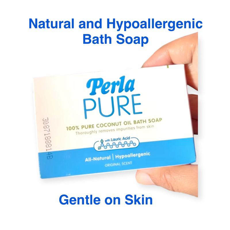 Perla Pure Bath Hypoallegenic Soap Original Scent Personal Care Body ...