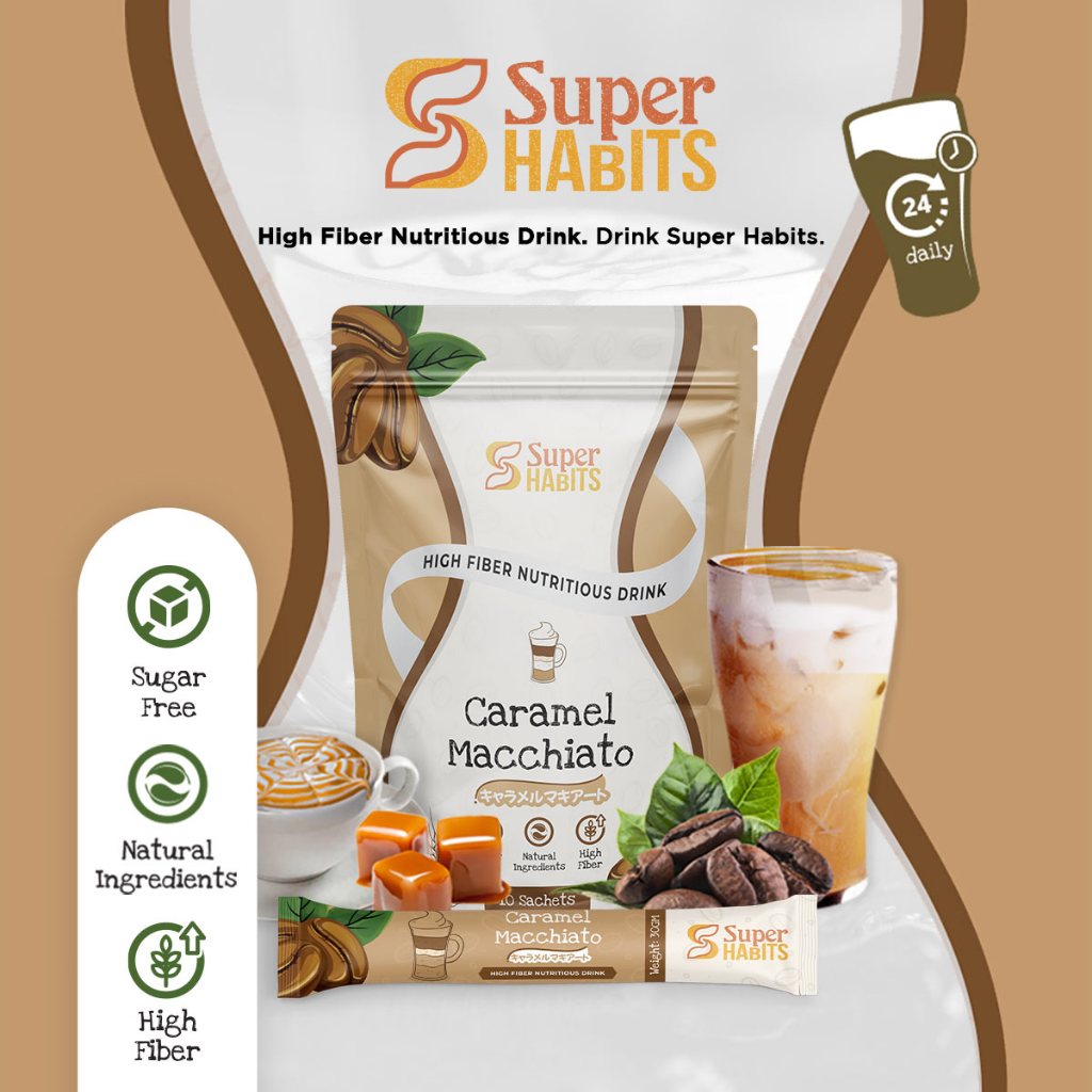 Super Habits Caramel Macchiato Drink | Shopee Philippines