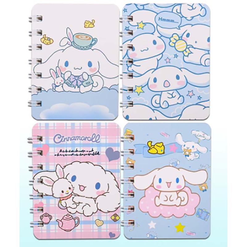 A7 80 Sheets Cute Spiral Notebook Thick Loose Leaf Notebook Hardbound ...