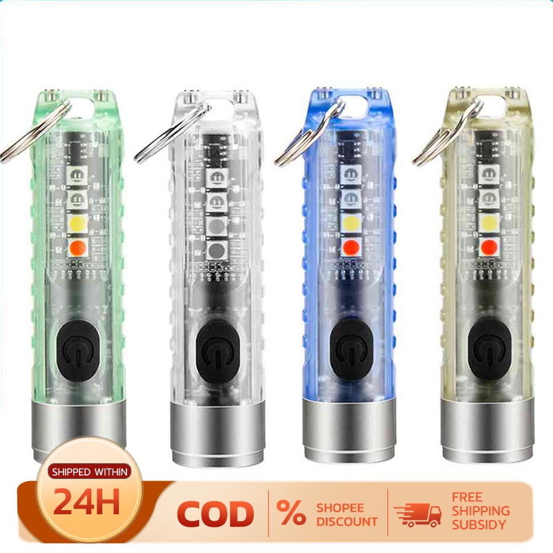 Camping SST20 LED Mini Keychain Flashlight Waterproof 400lm UV Purple ...