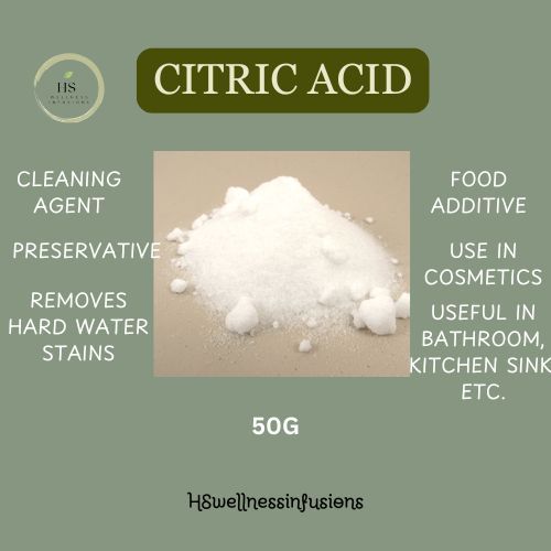 Citric Acid for Cleaning and DIY Natural Cleaner 50g | Shopee Philippines