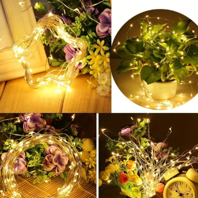 1M/2M/3M Small LED Lantern Fairy Lights LED Lights Strings | Shopee Philippines