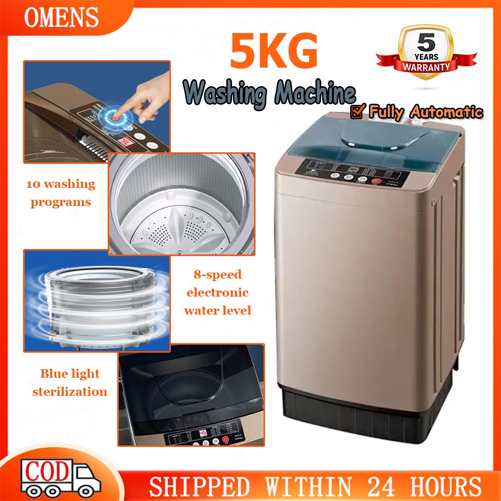 5KG Washing Machine Automatic Blue Light Sterilization Tub With Tub ...
